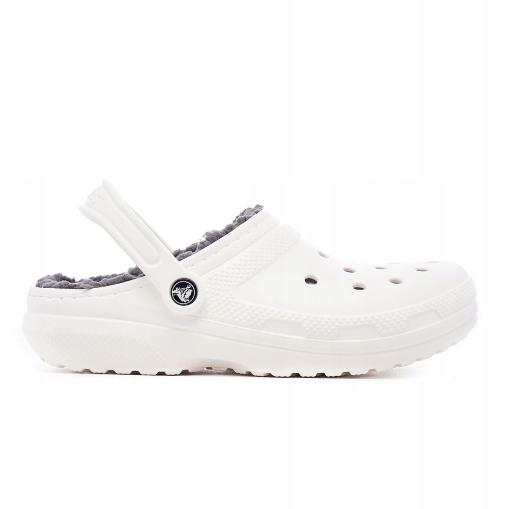 Klapki Crocs Classic Lined Clog, białe unisex ciepłe 203591-10M 42-43 ...