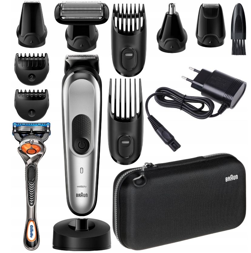 Wielofunkcyjny Trymer-Maszynka Braun Multigroom MGK7920TS Wet&Dry - ERLI.pl