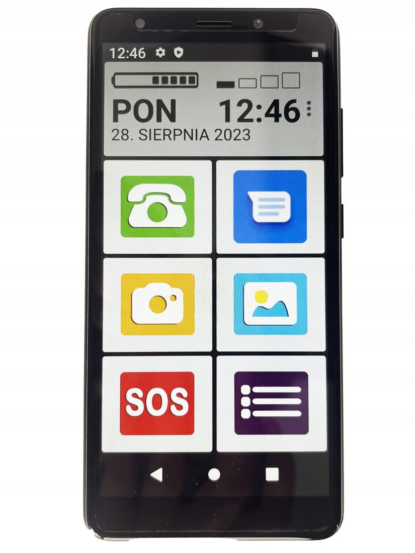 Prosty Smartfon dla Seniora MAXCOM MS554 Dual Sim – 163885363 - ERLI.pl