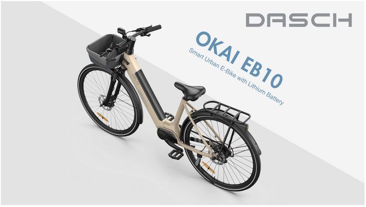Miejski rower elektryczny DASCH OKAI EB10 – 164120391 - ERLI.pl