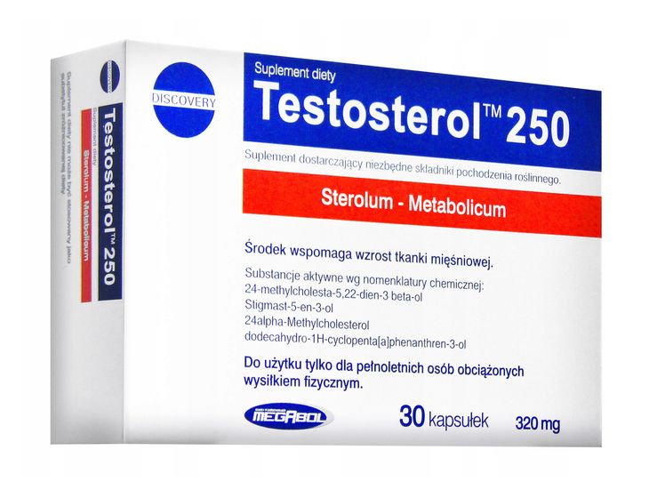 Megabol Testosterol 250 30 kapsułek - ERLI.pl
