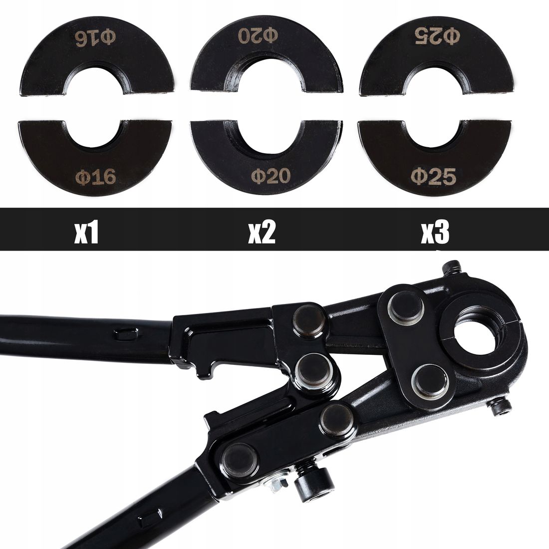 PRASKA DO RUR ZACISKARKA PEX PRASKA RĘCZNA 16 - 25 mm SZCZYPCE - Mocna ...