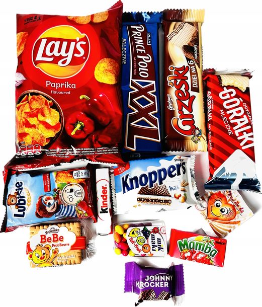 XXL Świąteczna Paczka Słodyczy BOŻE NARODZENIE - ERLI.pl