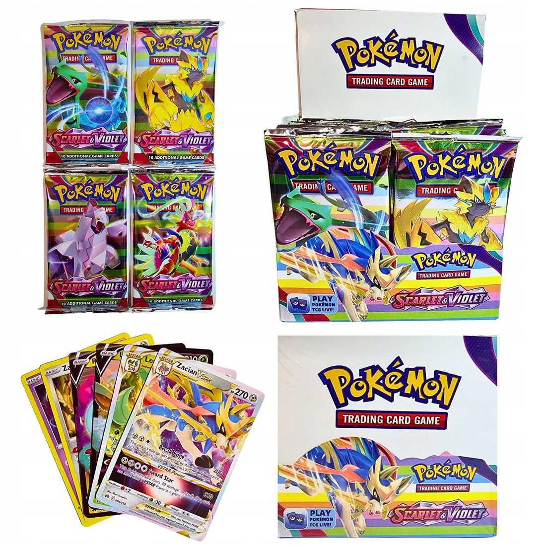 Karty Pokemon Mega Box Boostery Kolekcjonerskie Legendarne Zestaw 360 ...