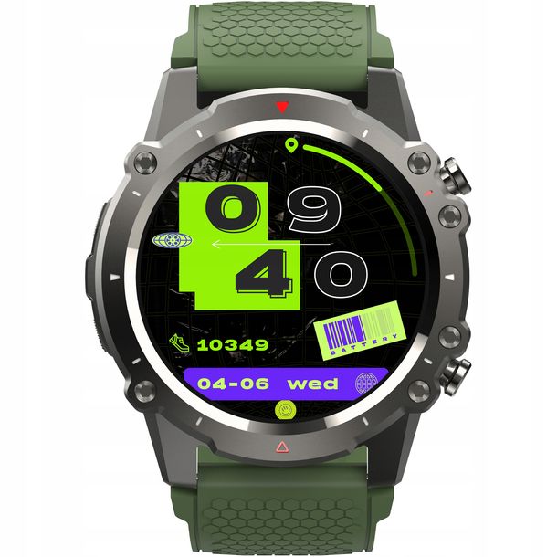 SMARTWATCH SPORTOWY ZEGAREK Z POLSKIM MENU ODBIERANIE POŁĄCZEŃ ...