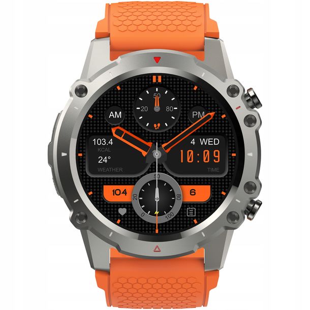 SMARTWATCH SPORTOWY ZEGAREK Z POLSKIM MENU ODBIERANIE POŁĄCZEŃ ...