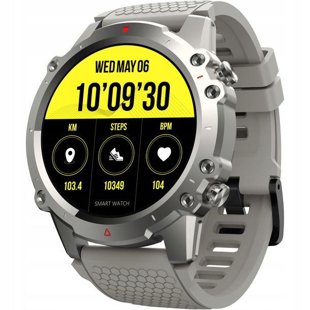 SMARTWATCH SPORTOWY ZEGAREK Z POLSKIM MENU ODBIERANIE POŁĄCZEŃ ...