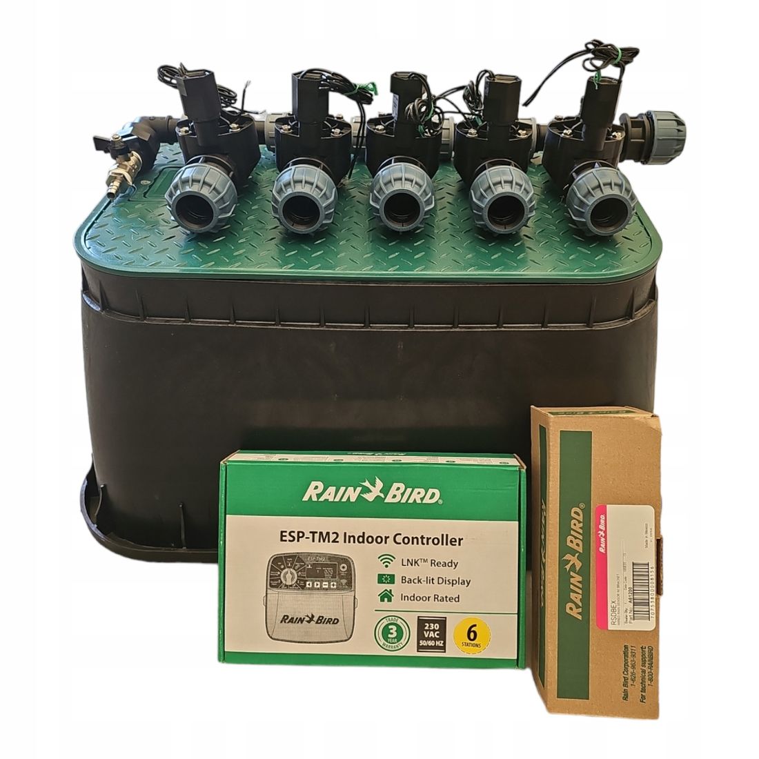 Zestaw RainBird 5s Sterownik Czujnik Kompresor 32 - ERLI.pl