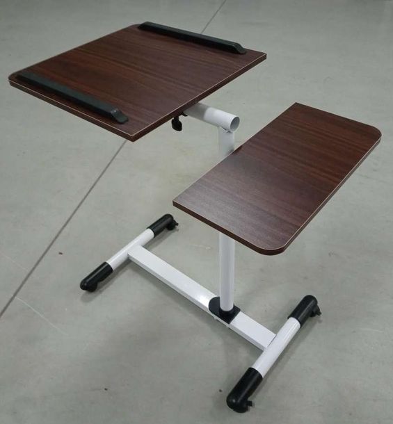 Stolik BIURKO na kółkach pod laptopa (E020) - ERLI.pl