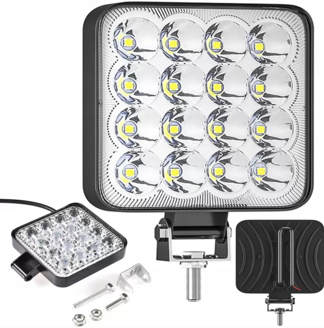 LAMPA LED 48W 12V HALOGEN ROBOCZY SZPERACZ - ERLI.pl