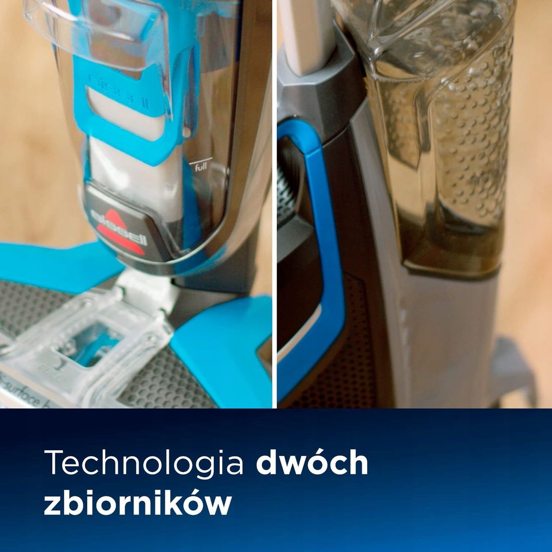Odkurzacz pionowy Bissell Crosswave 17132 mokro/sucho 3w1 Kabel 7,5m ...