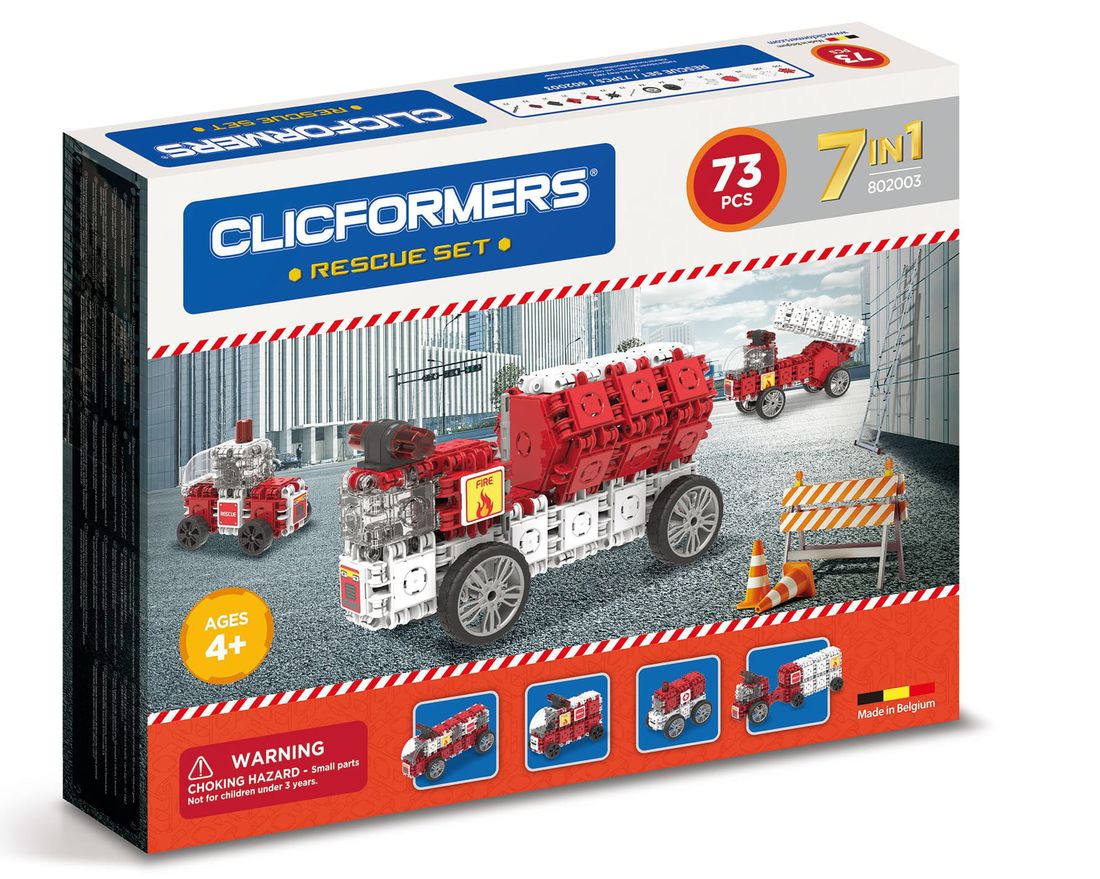 Klocki Konstrukcyjne Clics Straż Clicformers - ERLI.pl