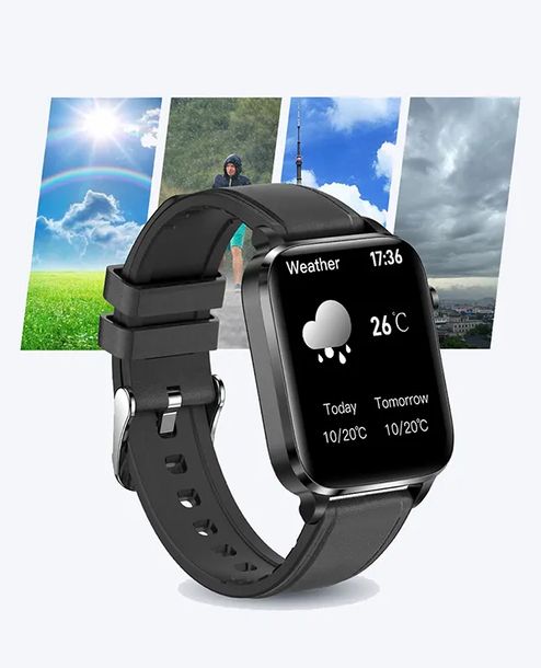 SmartWatch z laserem terapeutycznym i glukometrem - ERLI.pl