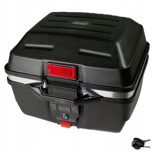 KUFER MOTOCYKLOWY WYPINANY Z OPARCIEM 24L NA KASK - ERLI.pl