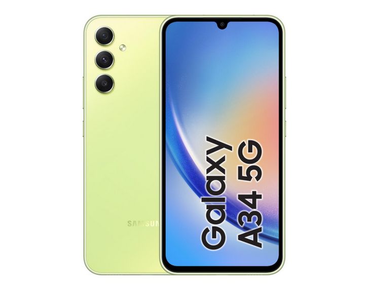 Smartfon Samsung SM-A346 A34 5G 8GB/256GB Limonkowy - ERLI.pl