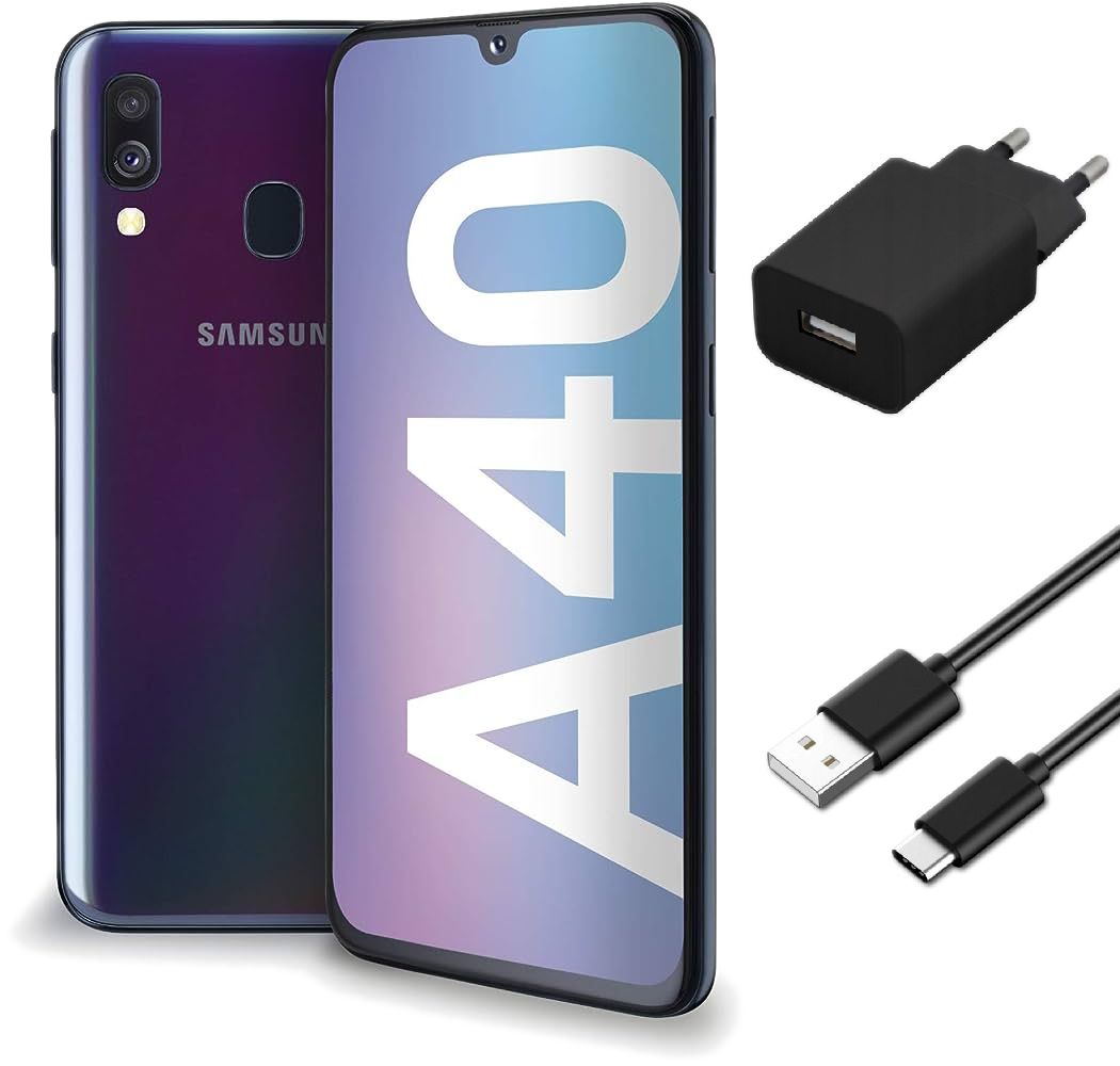 Samsung Galaxy A40 SM-A405FN/DS 4/64GB Czarny - ERLI.pl