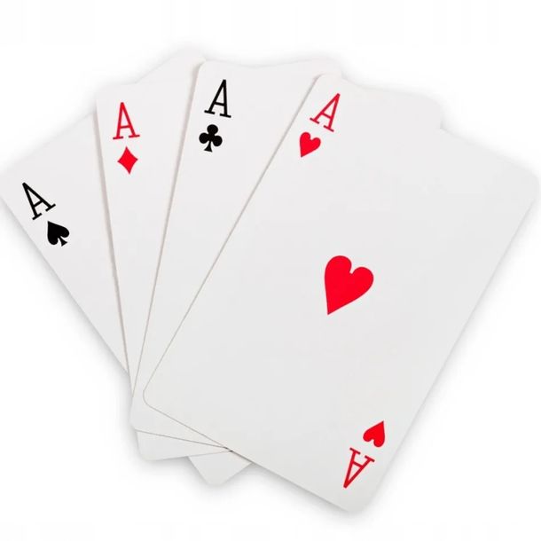 KARTY DO GRY W POKERA ZESTAW TALIA 54 KART POKER MAKAO PLASTIKOWE ...