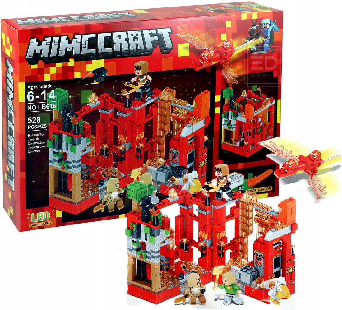KLOCKI MINECRAFT LEGO KLOCKI MINECRAFT – 165819408 - ERLI.pl