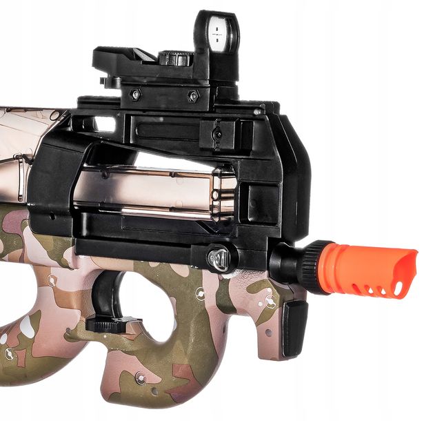 P90 DUŻY PISTOLET ELEKTRYCZNY KARABIN AUTOMAT NA KULKI ŻELOWE WODNE ...