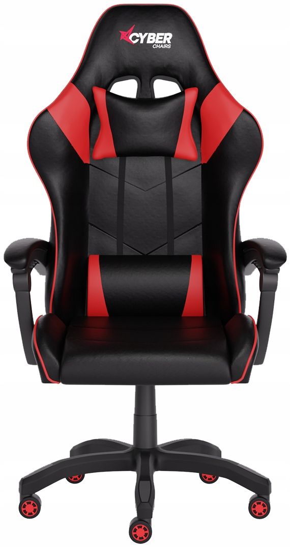 FOTEL GAMINGOWY - CYBER CHAIRS - X-LOGIC - RED – 165760572 - ERLI.pl