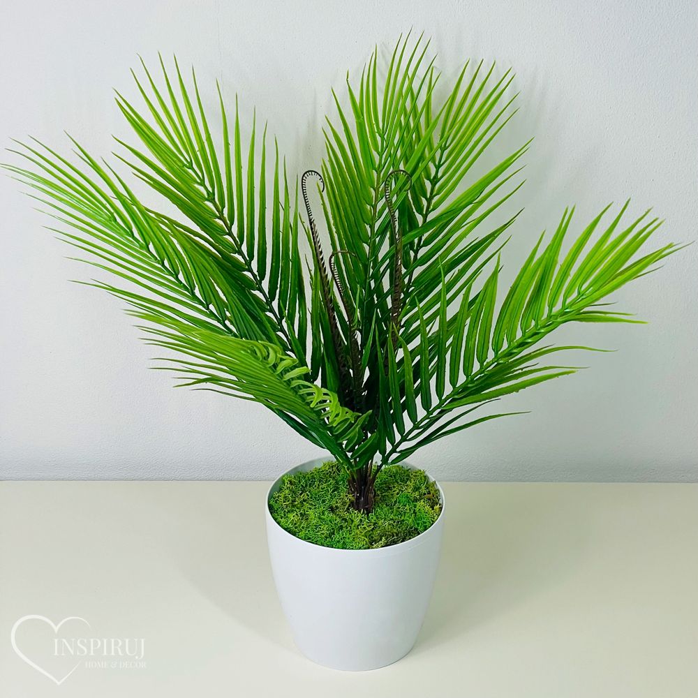 Palma daktylowa kwiatek doniczkowy sztuczny palma liście palmy w ...