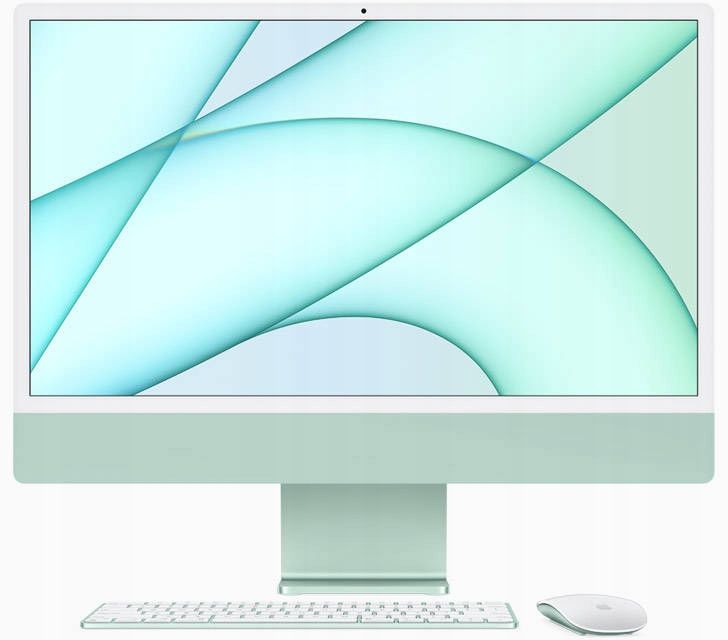 Komputer stacjonarny Apple iMac 24" 2021 8/256 GB SSD zielony - ERLI.pl