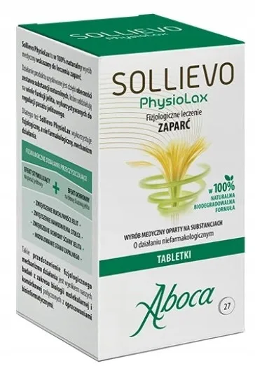 Sollievo Physiolax Fizjologiczne leczenie zaparć ABOCA 27 tabletek ...