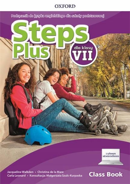 STEPS PLUS kl.7 Podręcznik +nagrania online OXFORD – 165975892 - ERLI.pl