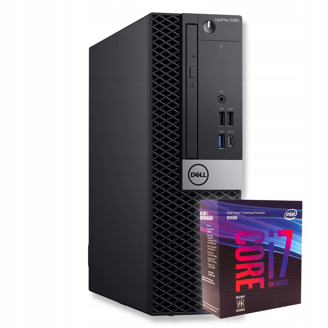 Komputer PC Dell Optiplex 5060 SFF i7-8700 32GB DDR4 512GB NVMe Windows ...