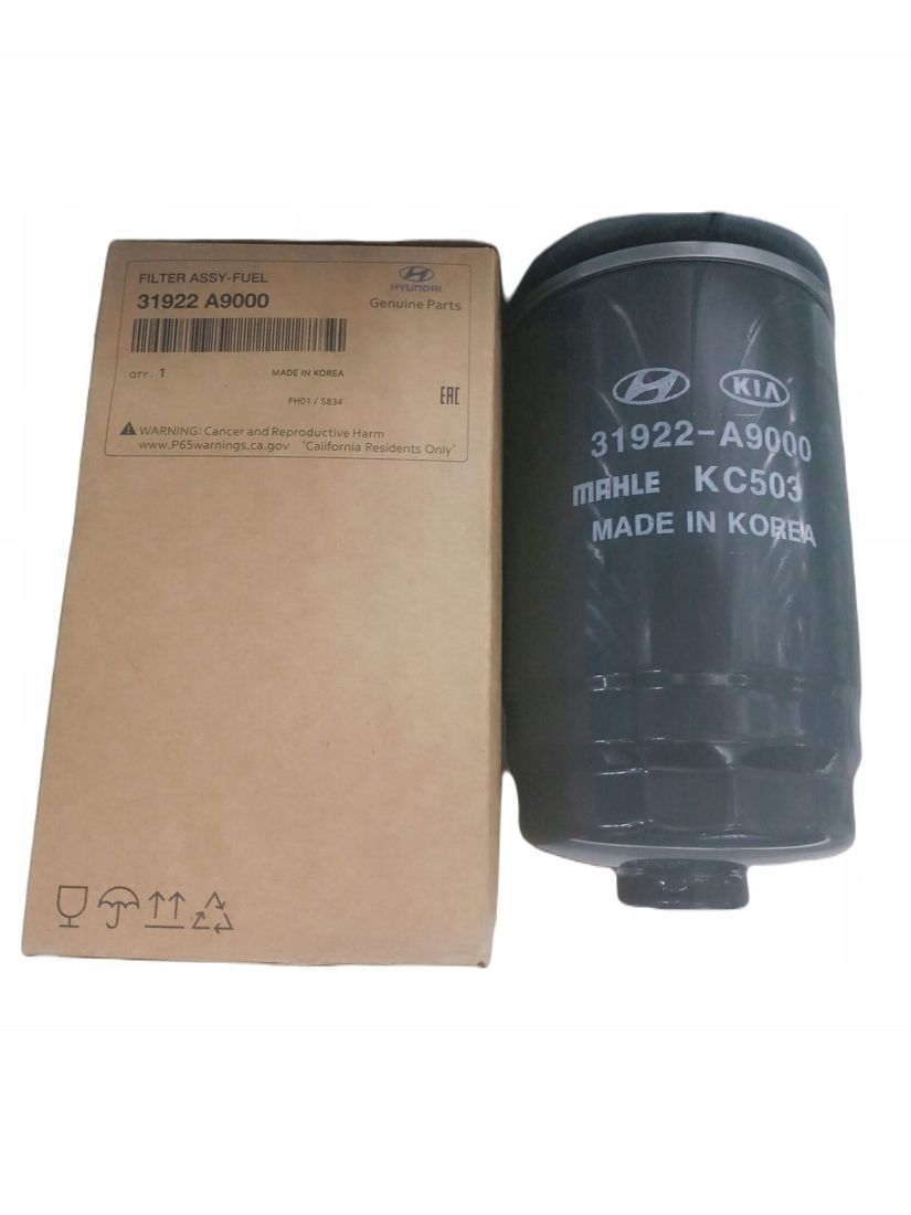 31922A9000 FILTR PALIWA DIESEL ORYGINAŁ OE HYUNDAI SANTA FE I20 I30 I40 – 216261116 - ERLI.pl
