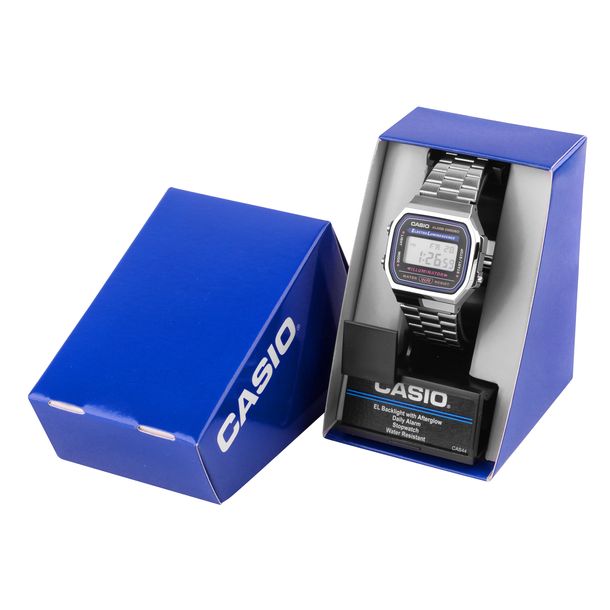 ZEGAREK MĘSKI CASIO VINTAGE RETRO KLASYK A168WA-1W +BOX - ERLI.pl