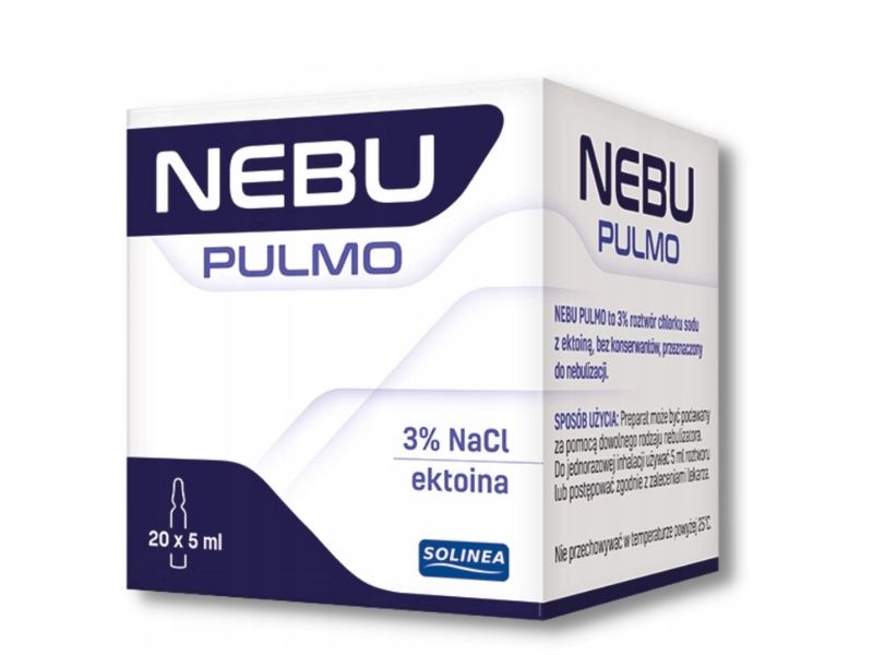 Solinea Nebu Pulmo, 20 amp. x 5 ml do nebulizacji - ERLI.pl