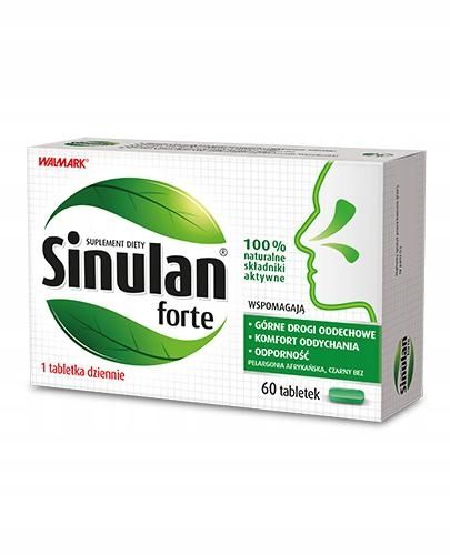 SINULAN FORTE - 60 tabletek – 166360580 - ERLI.pl
