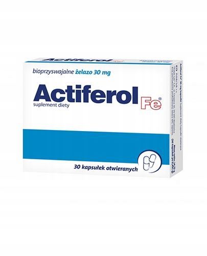ACTIFEROL FE 30 mg 30 kaps. - ERLI.pl