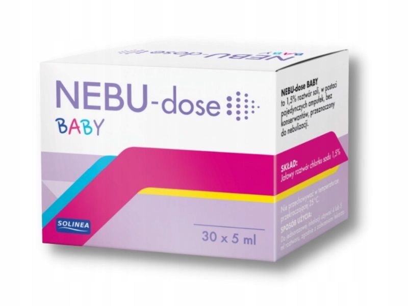 NEBU dose Baby Roztwór do inhalacji 30 amp. x 5 ml - ERLI.pl