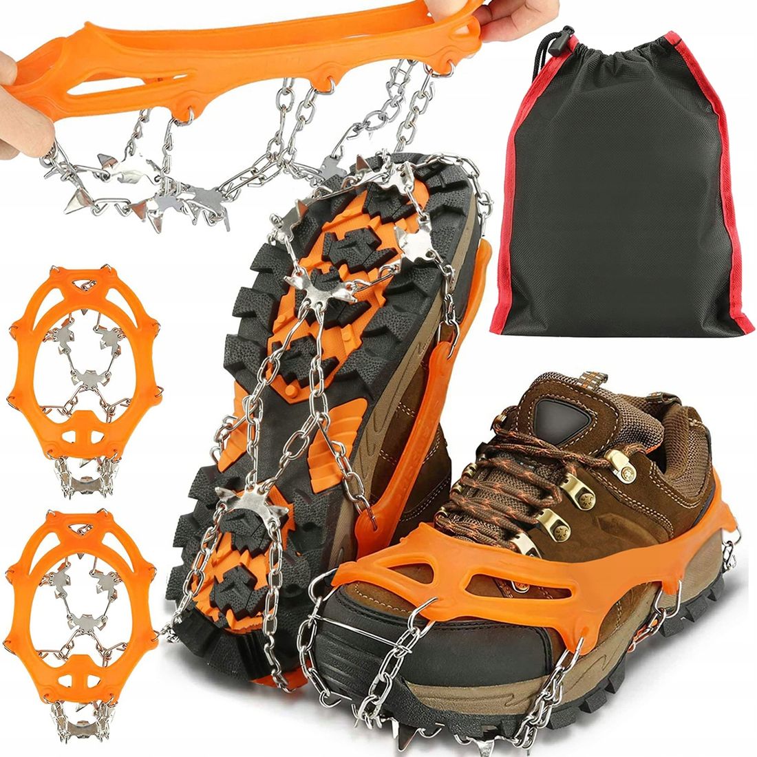 RAKI TURYSTYCZNE RACZKI PREMIUM KOLCE NA BUTY ŁAŃCUCHY Z KOLCAMI M ...