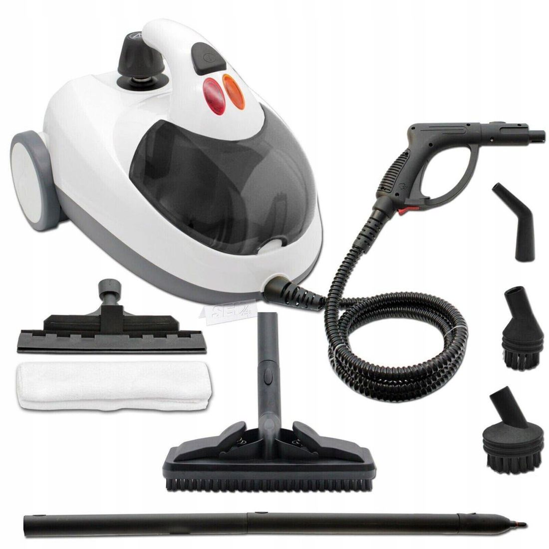 Myjka Parowa Ciśnieniowa Quigg, 4 bar 1500W Do Podłóg, Okien, Aut ...