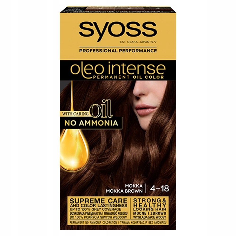 Schwarzkopf Syoss Farba Do Włosów Oleo 4-18 Mokka – 165367077 - ERLI.pl