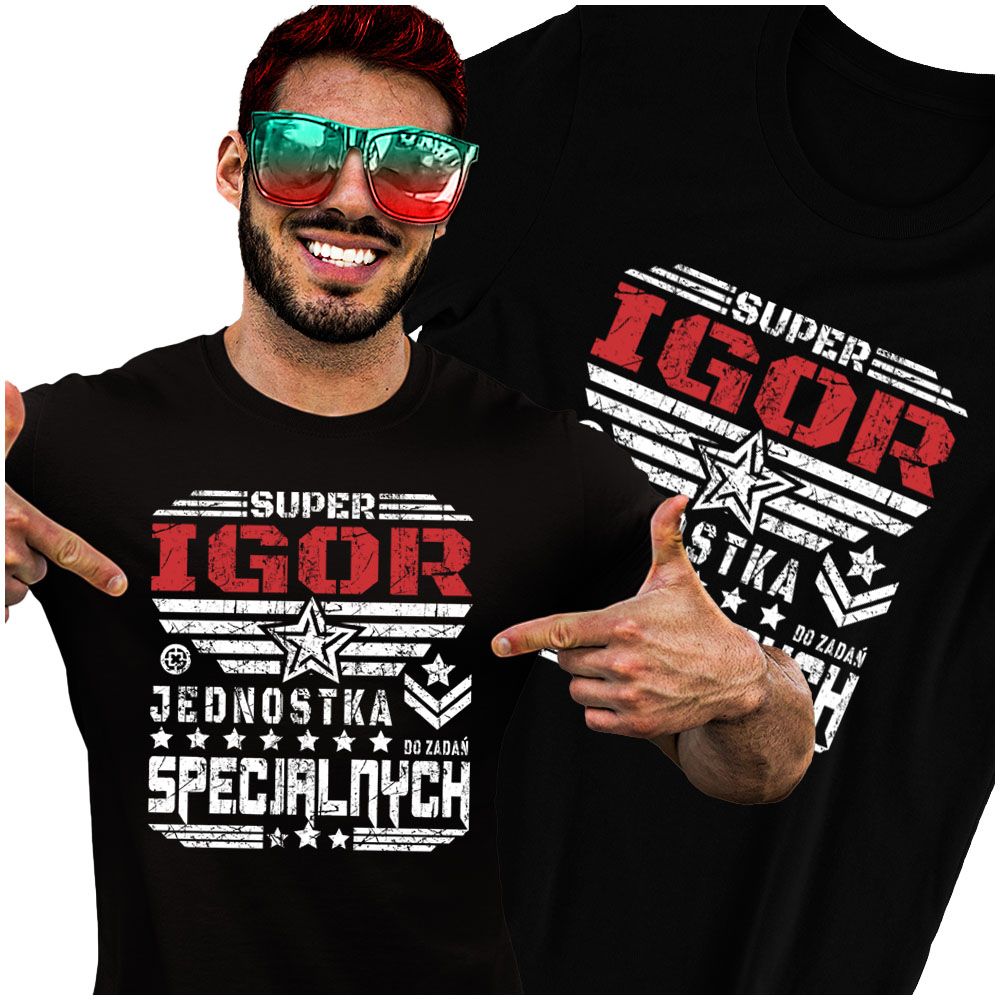 Koszulka IGOR Jednostka Specjalna URODZINY XL - ERLI.pl