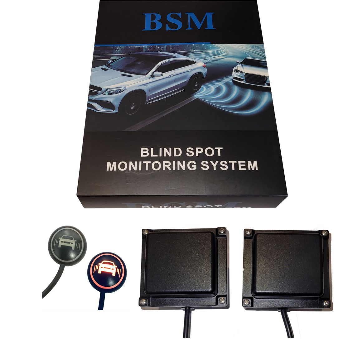 SYSTEM monitorowania MARTWEGO pola czujnik asystent pasa ruchu RADAR ...