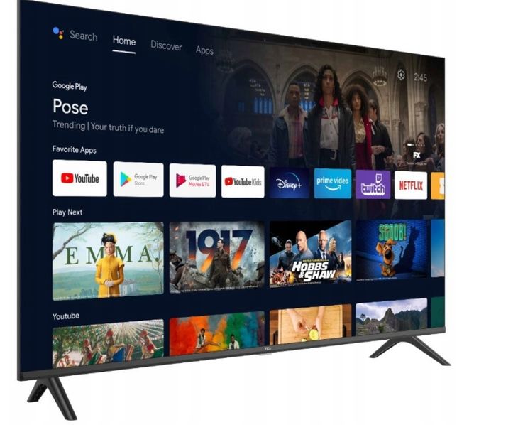 Telewizor TCL 40S5400 40" FullHD SmartTV AndroidTV – 216954947 - ERLI.pl