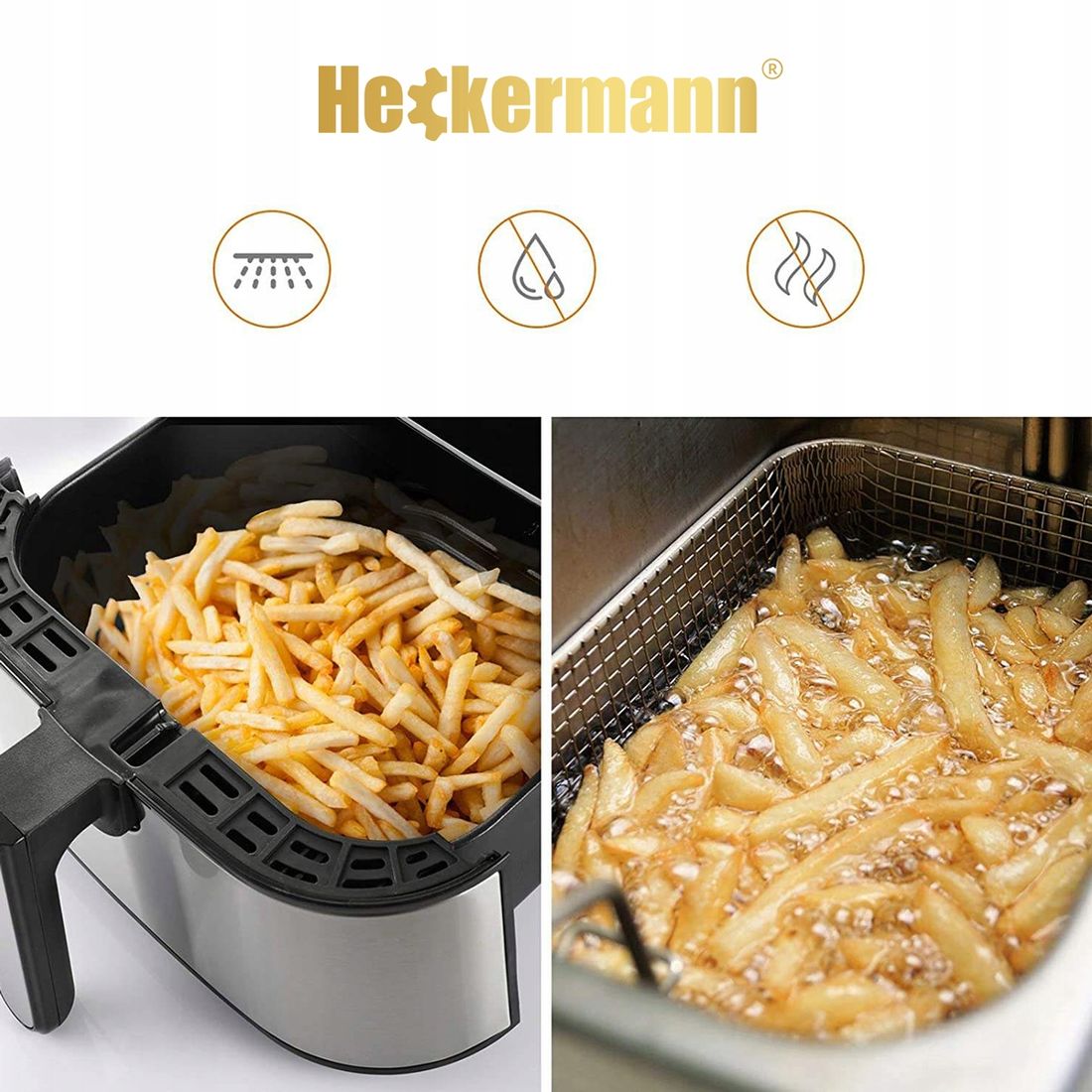 FRYTKOWNICA BEZTŁUSZCZOWA PIEKARNIK AIR FRYER FRYTOWNICA MISA 2100W XXL ...