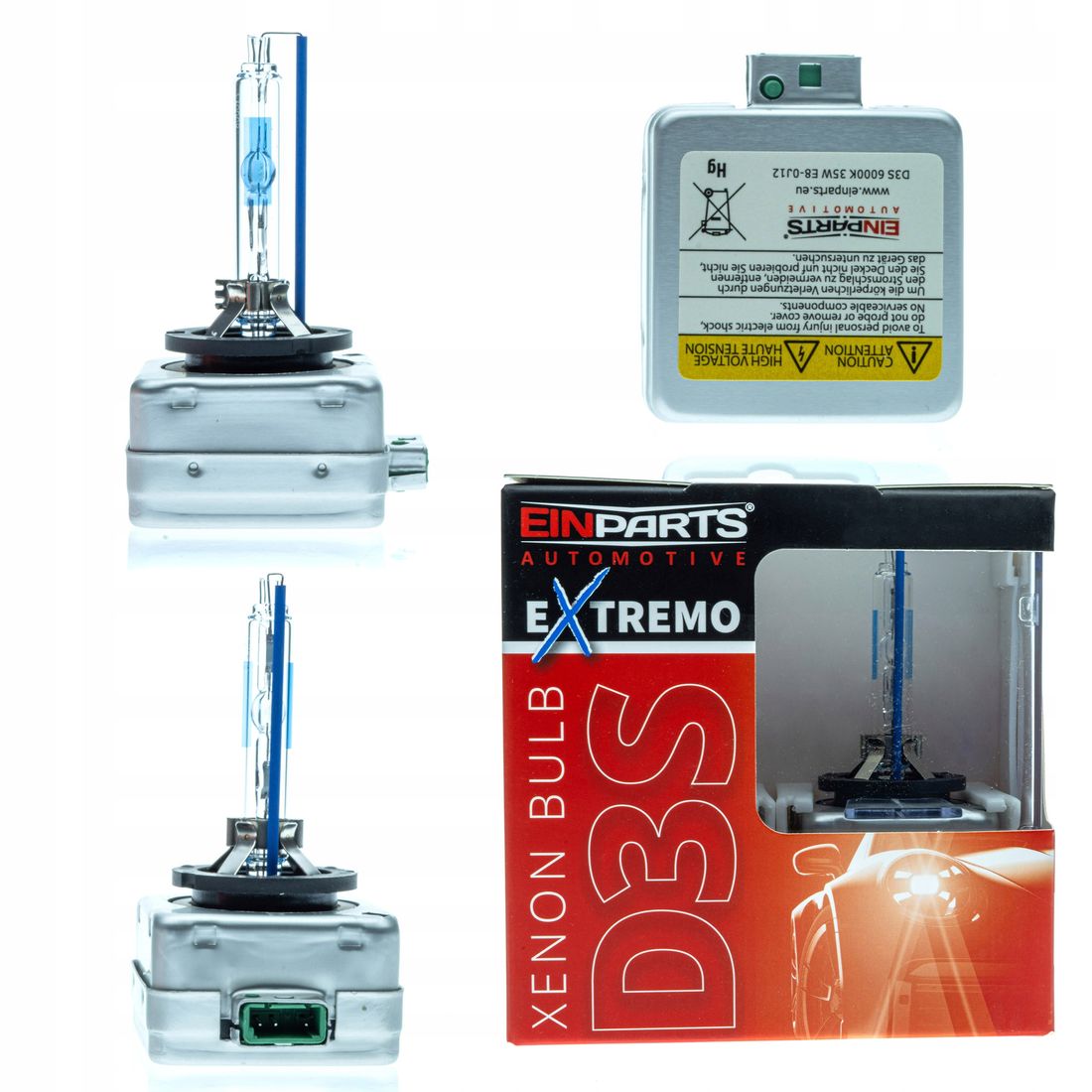 ŻARNIK HID D3S ŻARÓWKA XENON KSENON PALNIK EXTREMO 6000K 35W DUOPACK 2 SZT - ERLI.pl