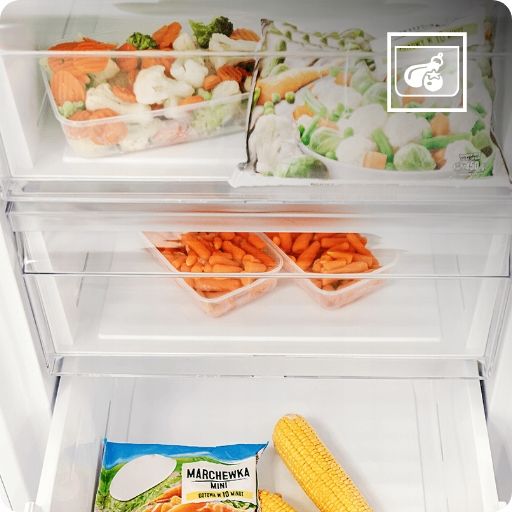 Zamrażarka szufladowa Kernau KFUF 14152 NF W 174l - ERLI.pl