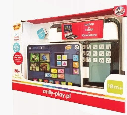 Laptop tablet komputer komputerek dla dzieci 2 w 1 - ERLI.pl