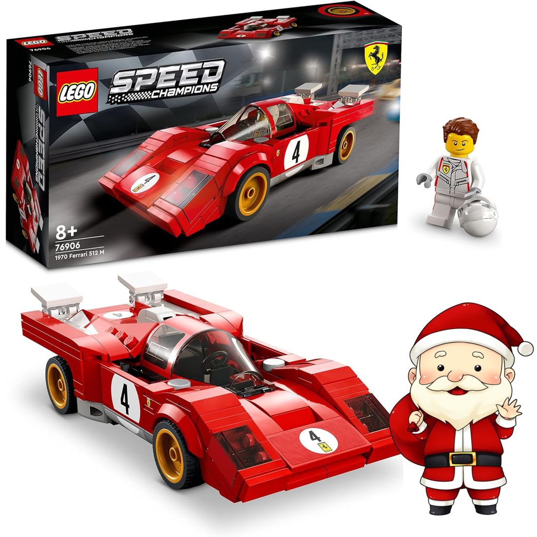 LEGO Speed Champions Ferrari 512 M MODEL AUTA WYŚCIGOWEGO Z KIEROWCĄ ...
