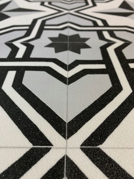 WYKŁADZINA PCV Linoleum Gumoleum Gumolit Plytki MONO TRIBAL STAR 2m ...
