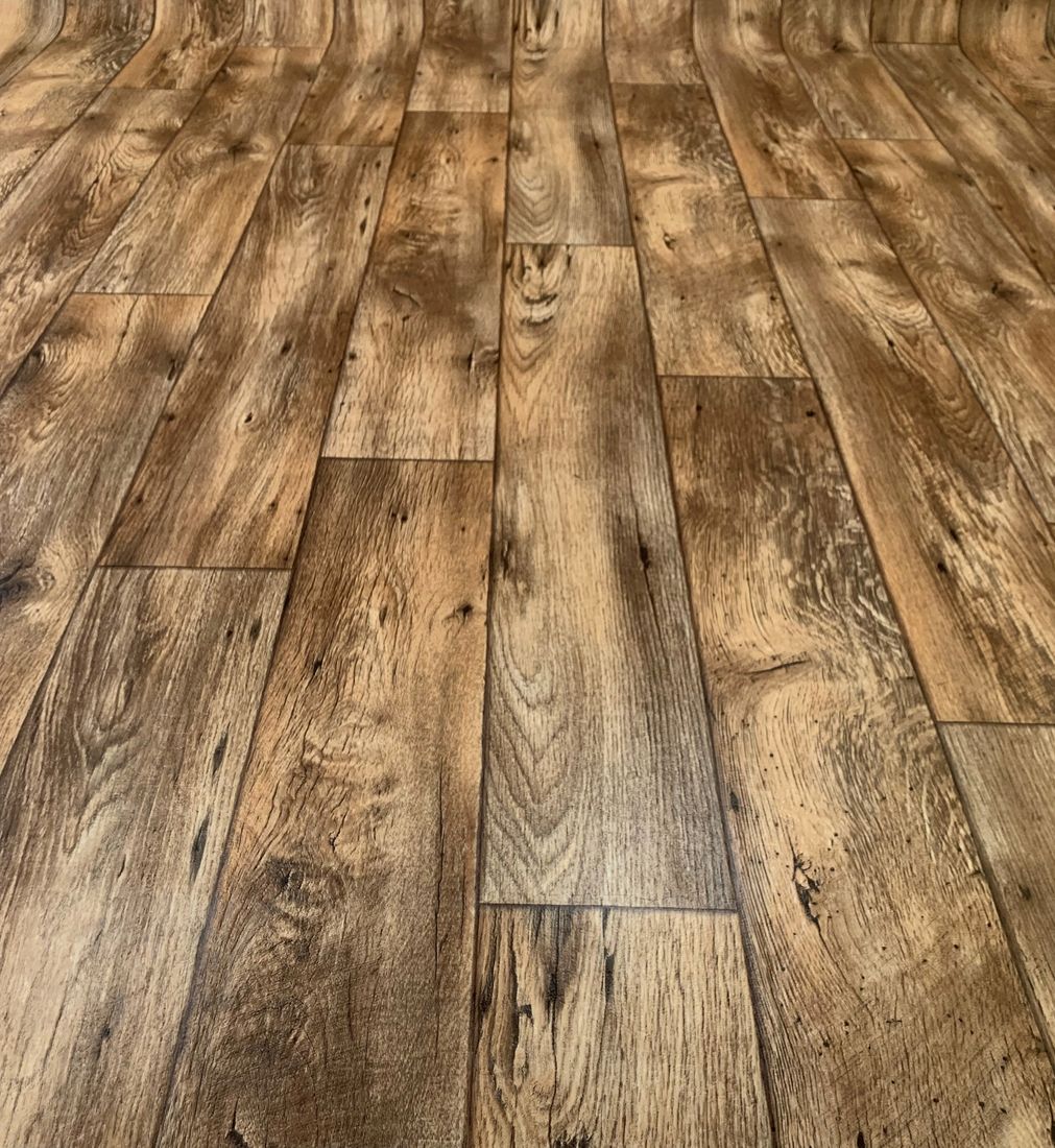 Wykładzina PCV Linoleum Gumoleum Gumolit BIRMA 045 Brązowa Deska 3m ...