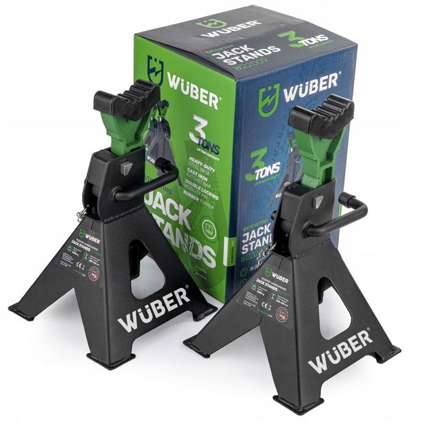 KOBYŁKI SAMOCHODOWE WARSZTATOWE Wuber W22009 [3t] HQ MOCNE PODPORY ...