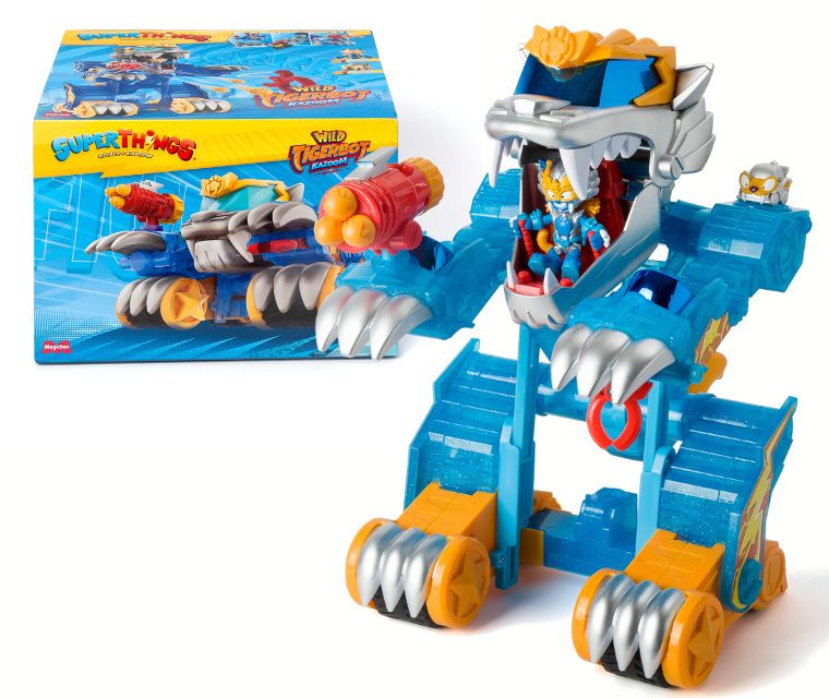 SUPERTHINGS Pojazd WILD TIGERBOT KAZOOM ENERGY Robot TRANSFORMER ...